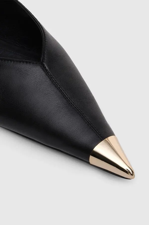 ANINE BING Nina Flats With Metal Toe Cap