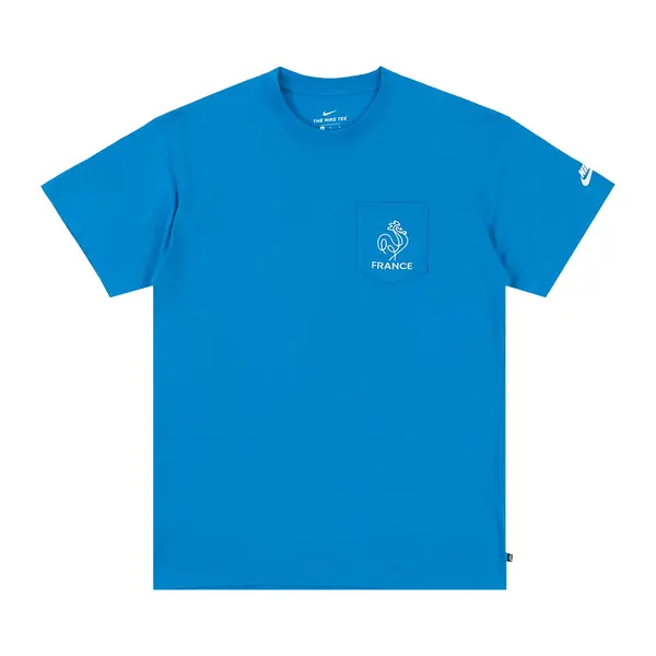 Nike Sb X Parra France Federation Kit T-shirt 'neptune /white - Blue