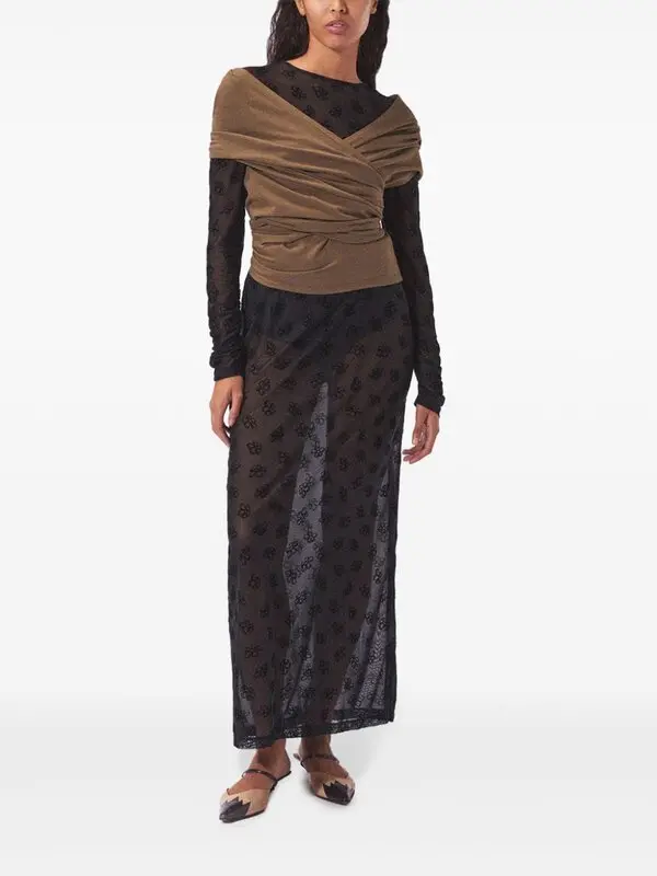 MARGHERITA MACCAPANI Hooded Wraparound Top