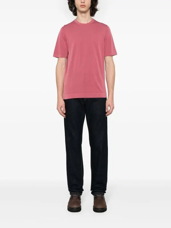 DRUMOHR Fine-ribbed Cotton T-shirt