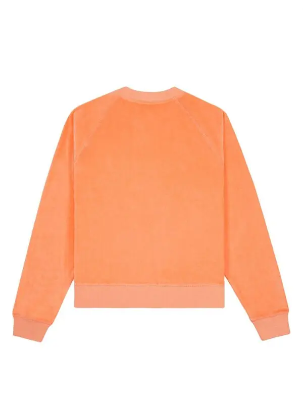 SPORTY & RICH Italic Logo Cotton Sweatshirt