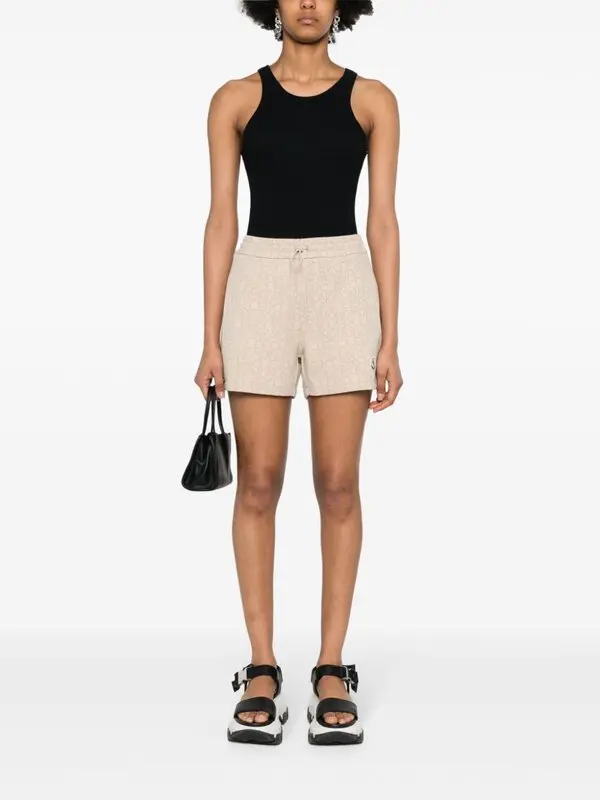 Moncler Monogram Jacquard Shorts