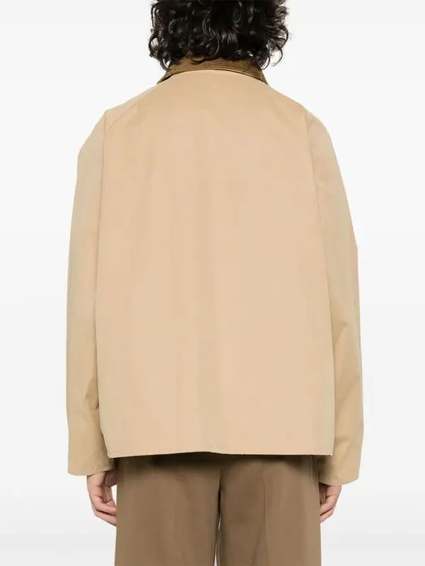 Barbour Gabardine Press-stud Jacket - Neutrals
