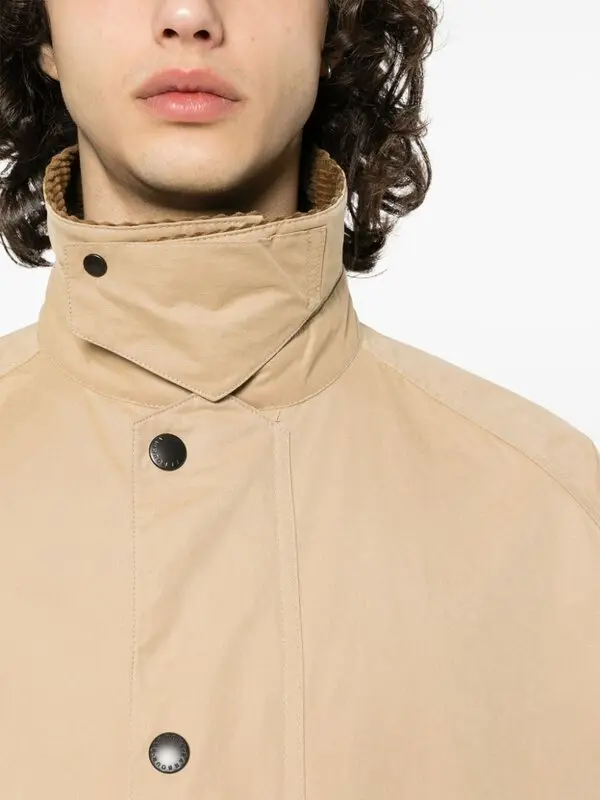 Barbour Gabardine Press-stud Jacket - Neutrals