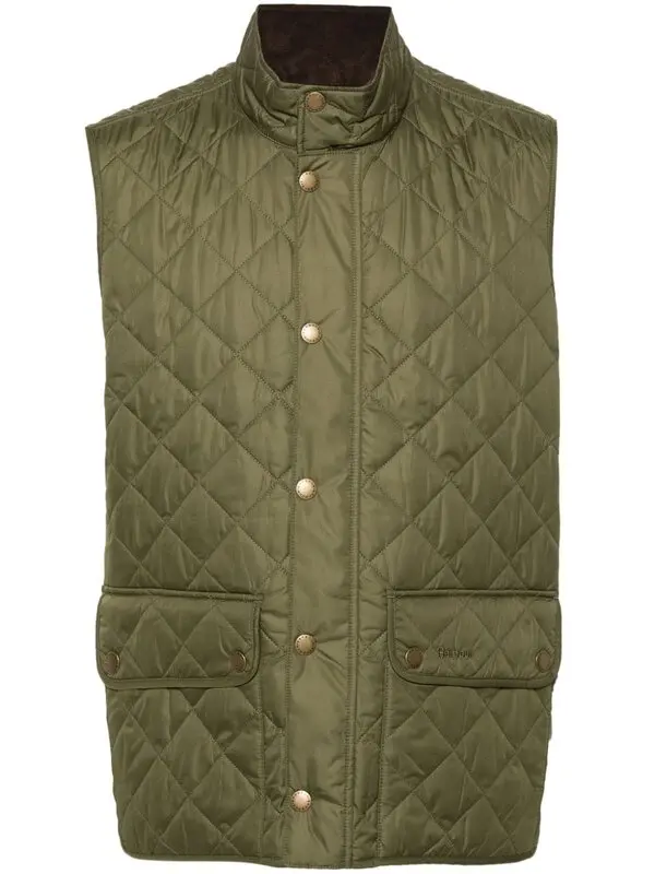 Barbour Diamond-quilted Gilet - Green