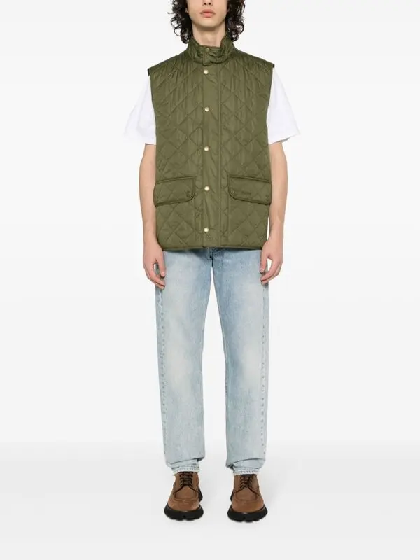 Barbour Diamond-quilted Gilet - Green
