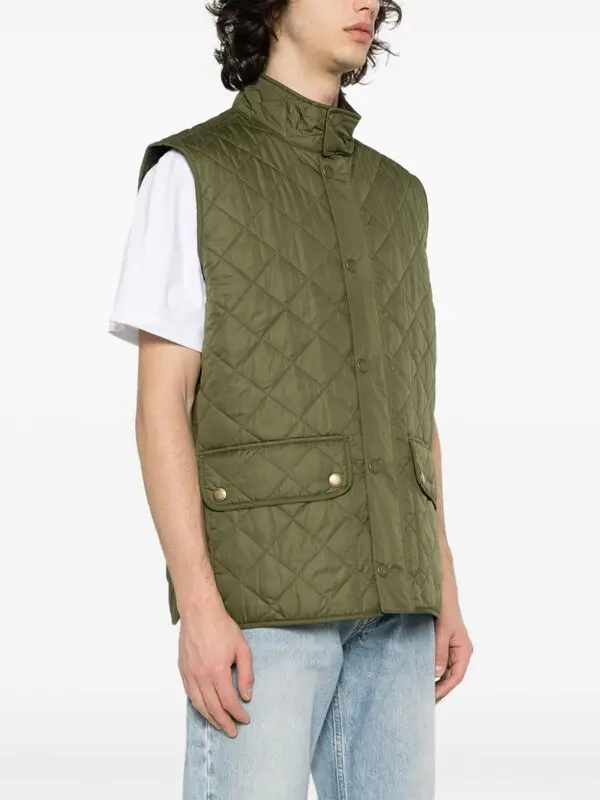 Barbour Diamond-quilted Gilet - Green