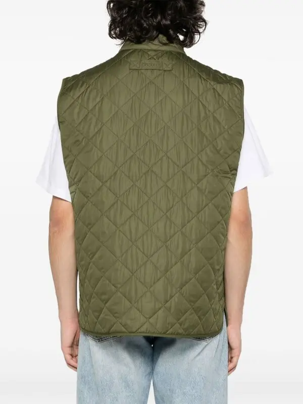 Barbour Diamond-quilted Gilet - Green