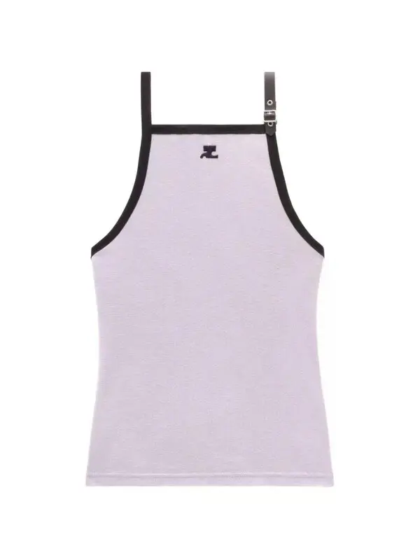 COURREGES Buckle Tank Top - Slate