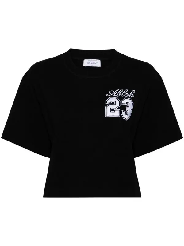 Off-White 23-print Cotton T-shirt