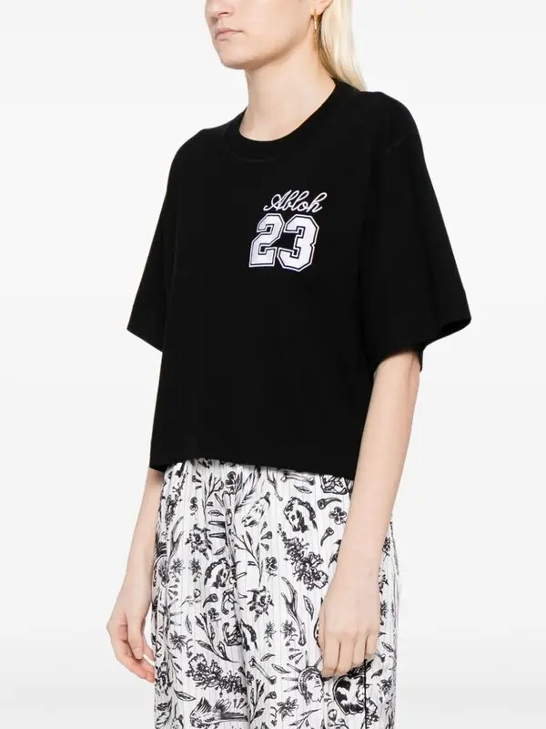 Off-White 23-print Cotton T-shirt