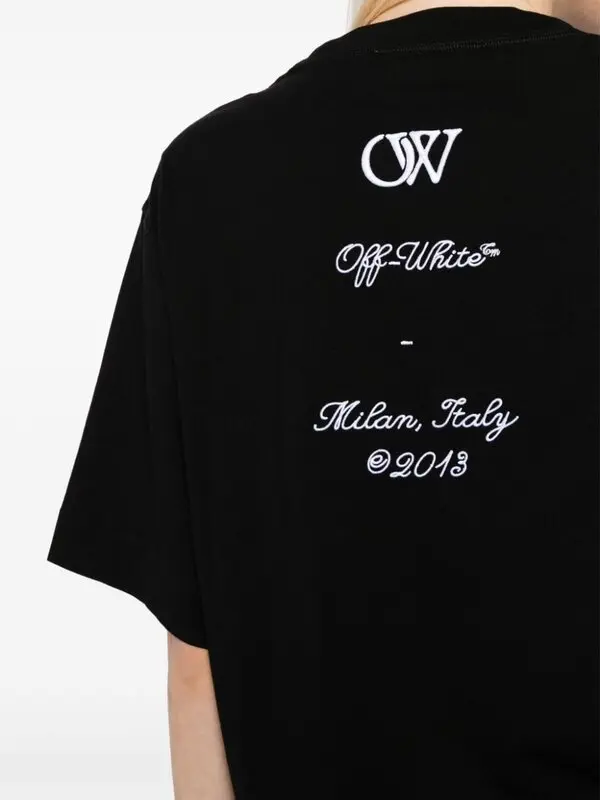Off-White 23-print Cotton T-shirt