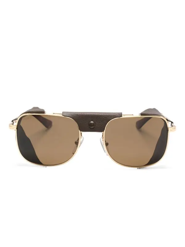 Persol Square-frame Sunglasses - Gold