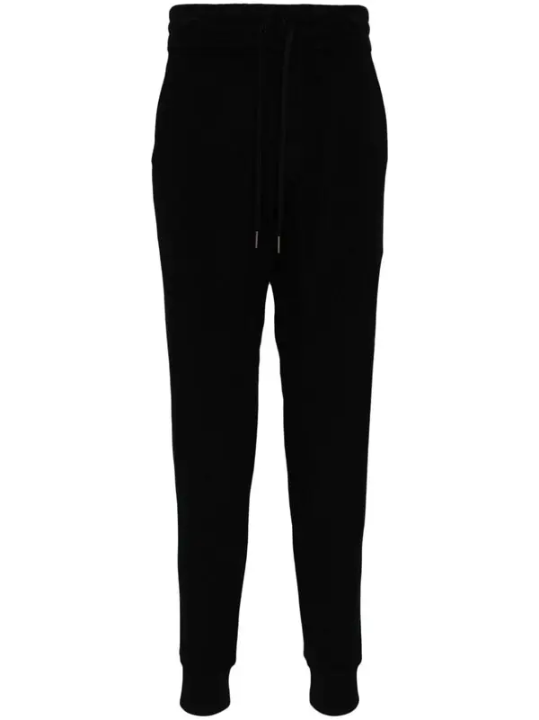 TOM FORD Straight-leg Cotton Track Pants - Black