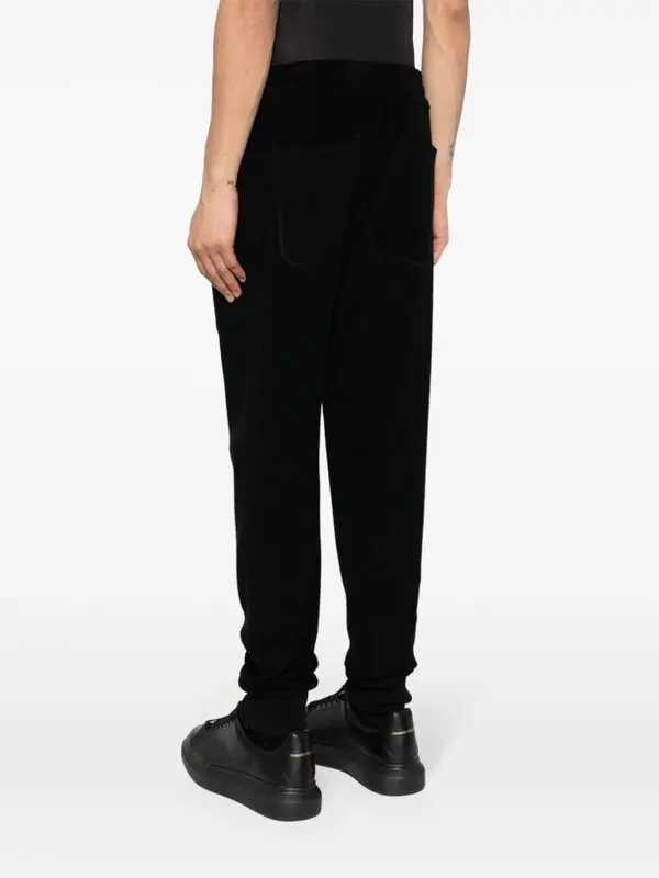 TOM FORD Straight-leg Cotton Track Pants - Black