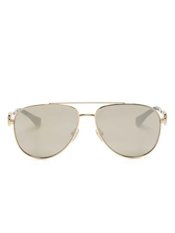 Versace Pilot-frame Sunglasses - Gold