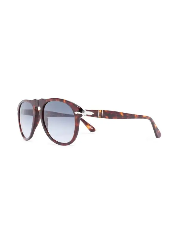 Persol Tortoiseshell Pilot Sunglasses
