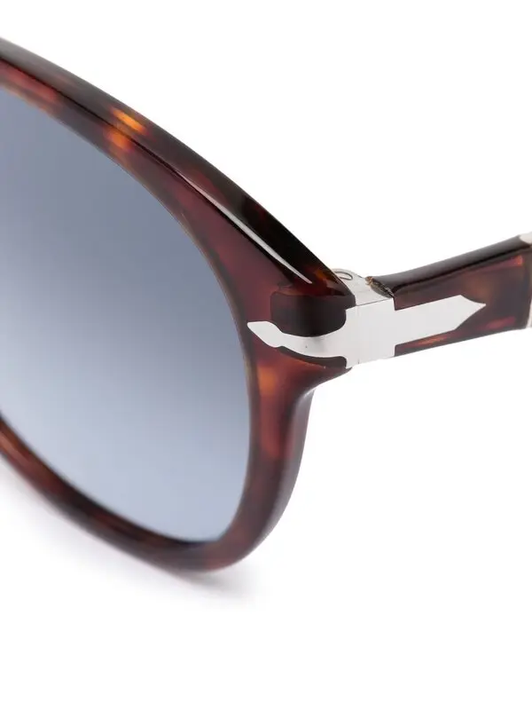 Persol Tortoiseshell Pilot Sunglasses