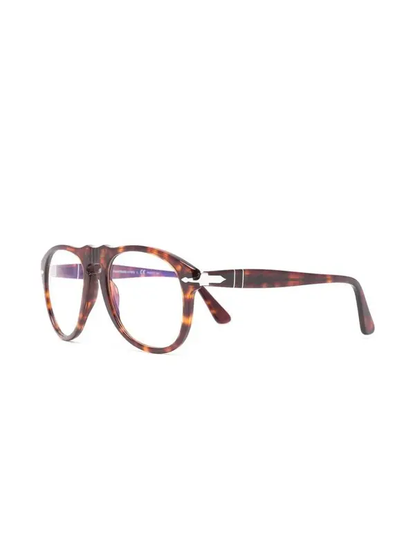 Persol Tortoiseshell Aviator Eyeglasses
