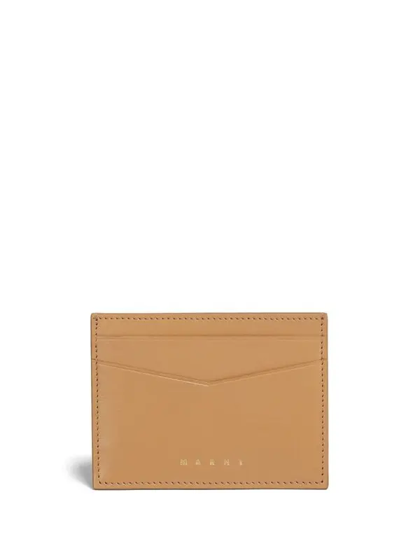 Marni Logo-print Leather Cardholder