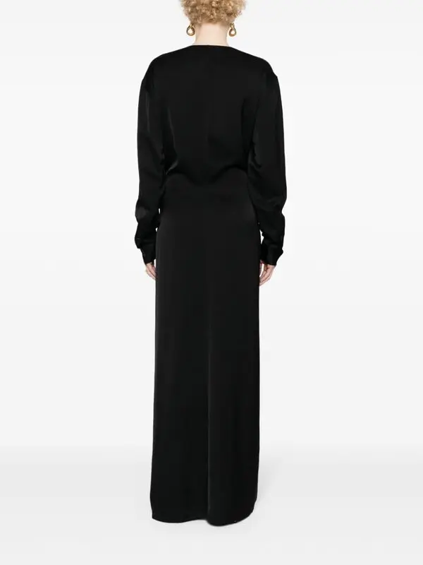 TOTEME Knot-detail Satin Dress