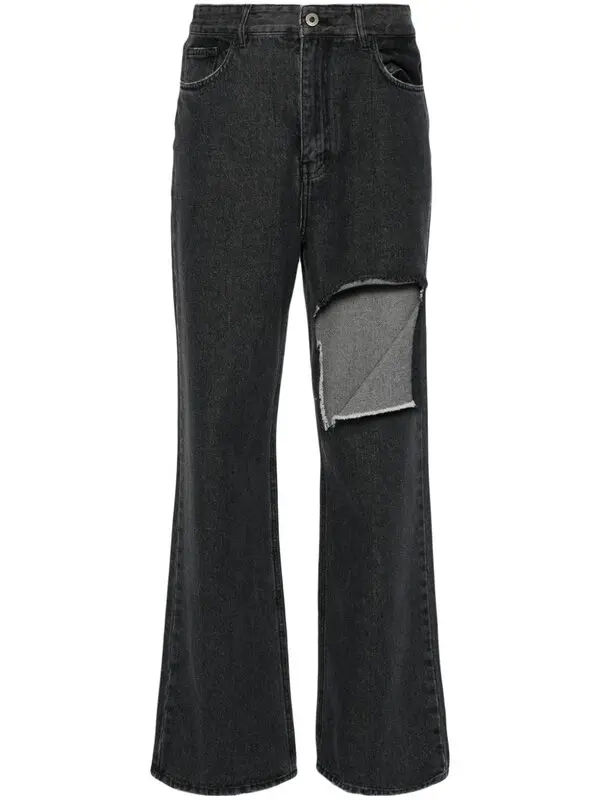 Rokh High-rise Wide-leg Jeans