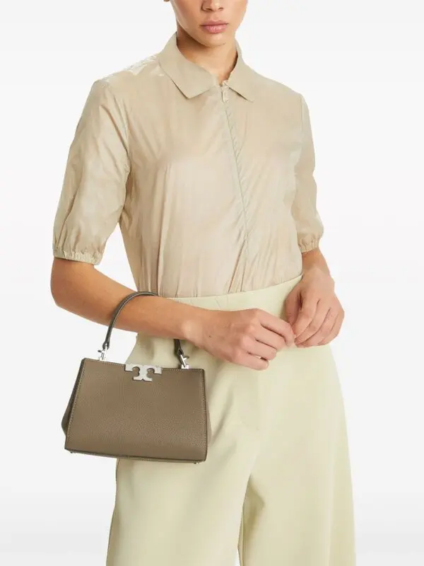 Tory Burch Mini Eleanor Leather Tote Bag - Brown