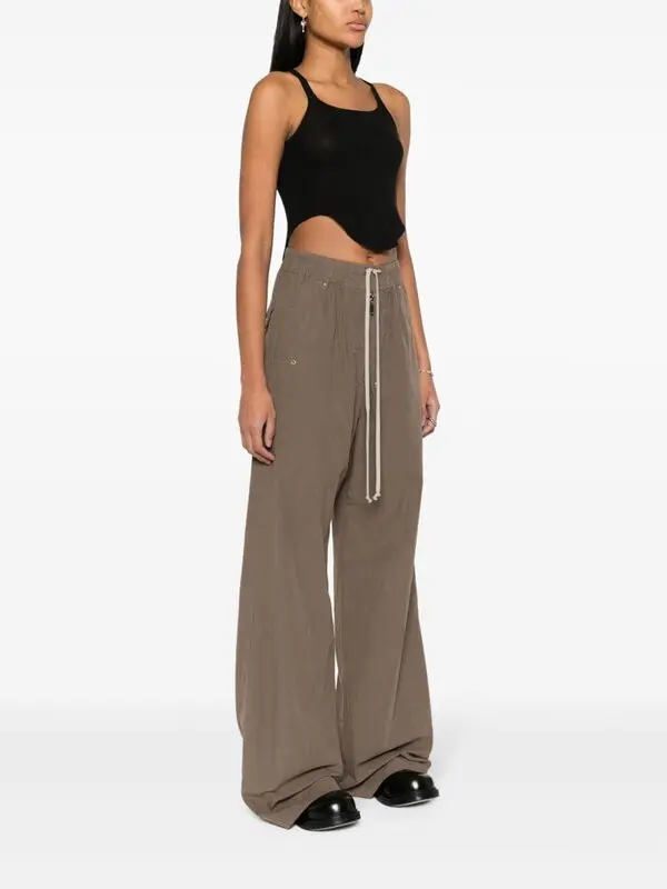 Rick Owens Cropped Tank Top - Black