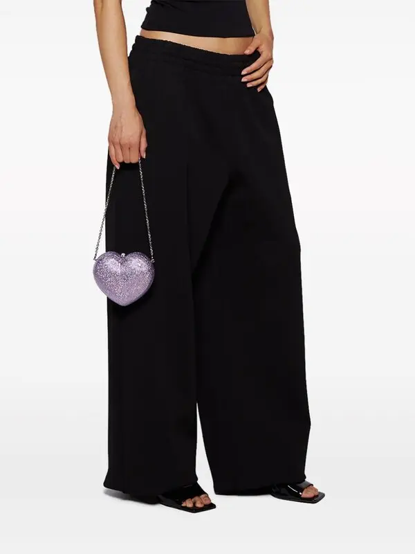 Judith Leiber L'amour Petit Coeur Crystal Heart Clutch Bag