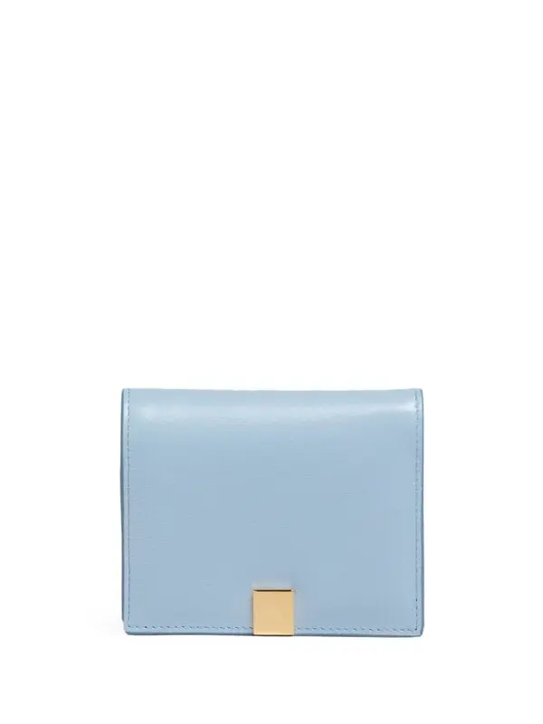 Marni Tri-fold Leather Wallet - Blue