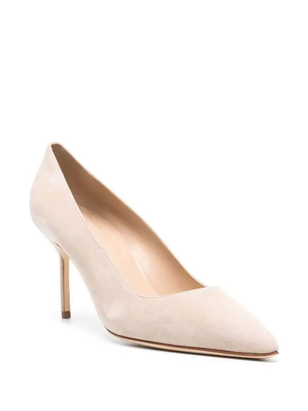 Manolo Blahnik Bb 70mm Pumps - Neutrals