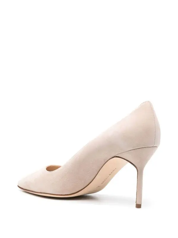 Manolo Blahnik Bb 70mm Pumps - Neutrals