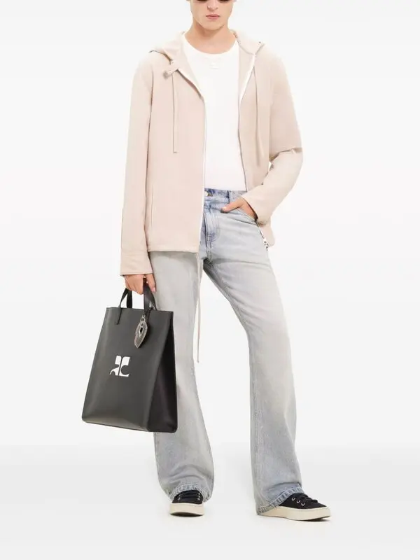 COURREGES Hooded Zip-up Jacket