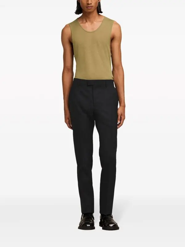 Ami Twill Tapered-leg Trousers