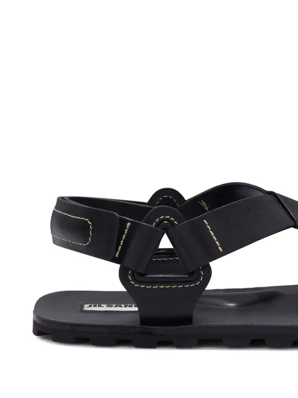 JIL SANDER Leather Sandals