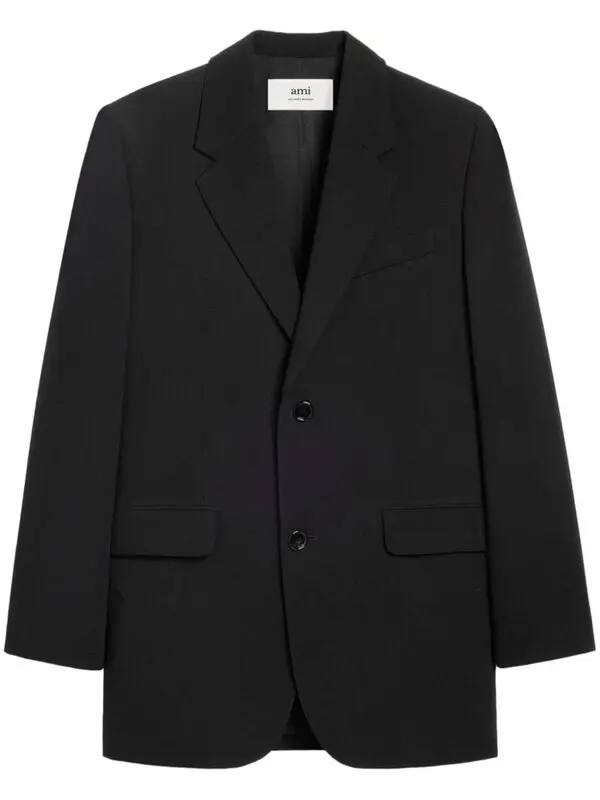Ami Single-breasted Virgin Wool Blazer