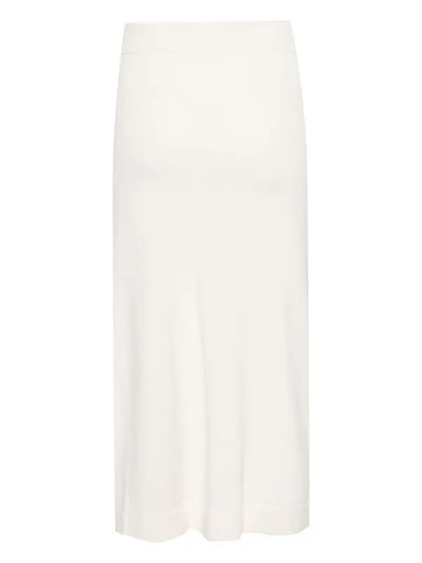 JIL SANDER A-line Fine-knit Midi Skirt