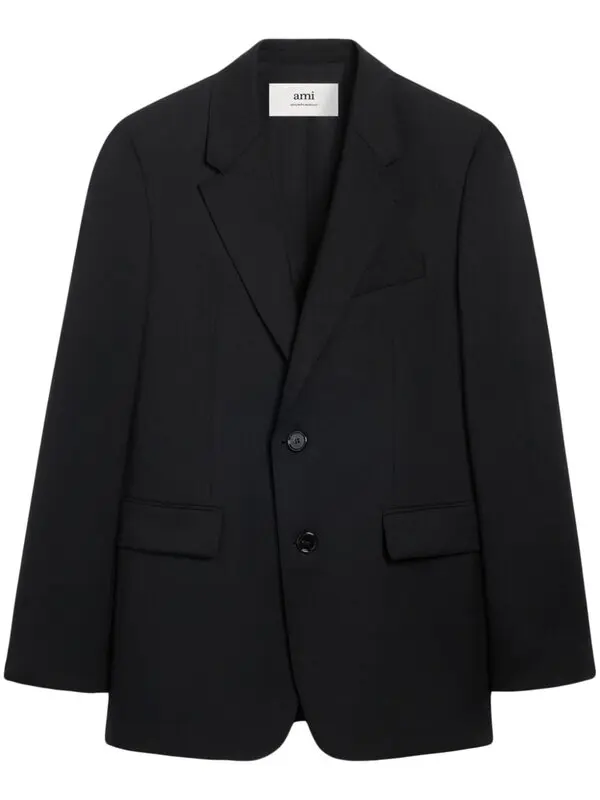 Ami Single-breasted Virgin Wool Blazer