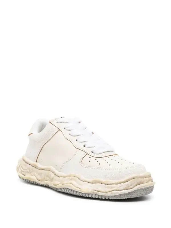 Mihara Yasuhiro Wayne Leather Sneakers - White