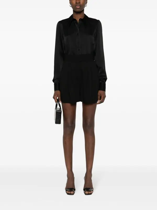 STYLAND Pleated High-waist Tailored Shorts