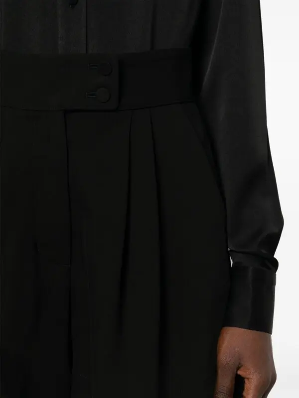 STYLAND Pleated High-waist Tailored Shorts
