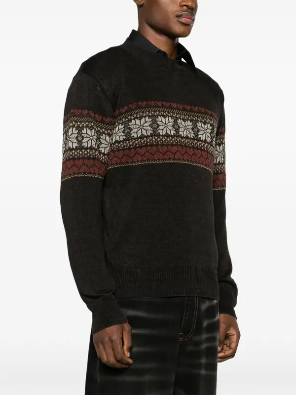 Our Legacy Patterned Intarsia-knit Jumper