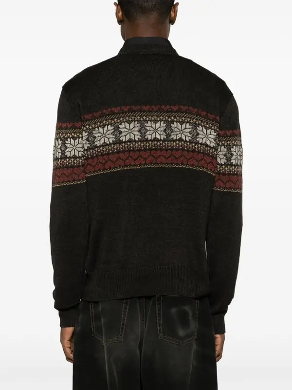 Our Legacy Patterned Intarsia-knit Jumper