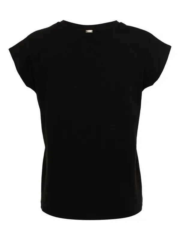 Herno Logo-embellished T-shirt - Black