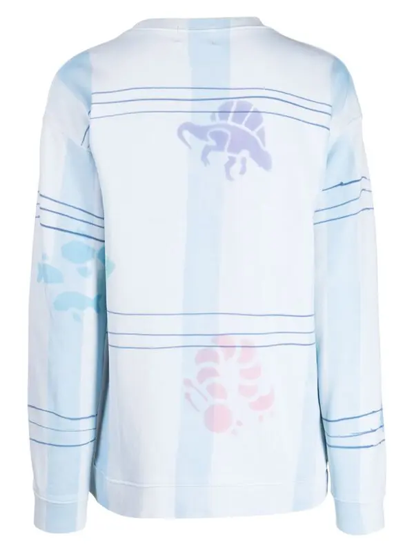 Collina Strada Graphic-print Cotton Sweatshirt