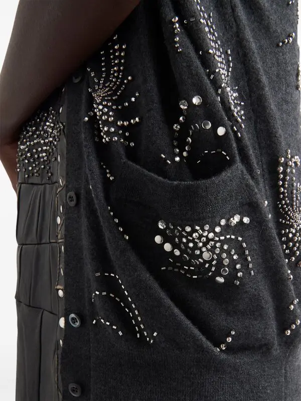 Prada Embellished Cashmere Vest