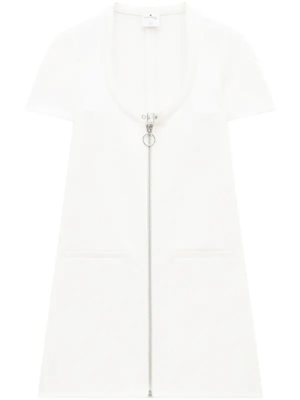 COURREGES Holistic Zip-up Minidress - White