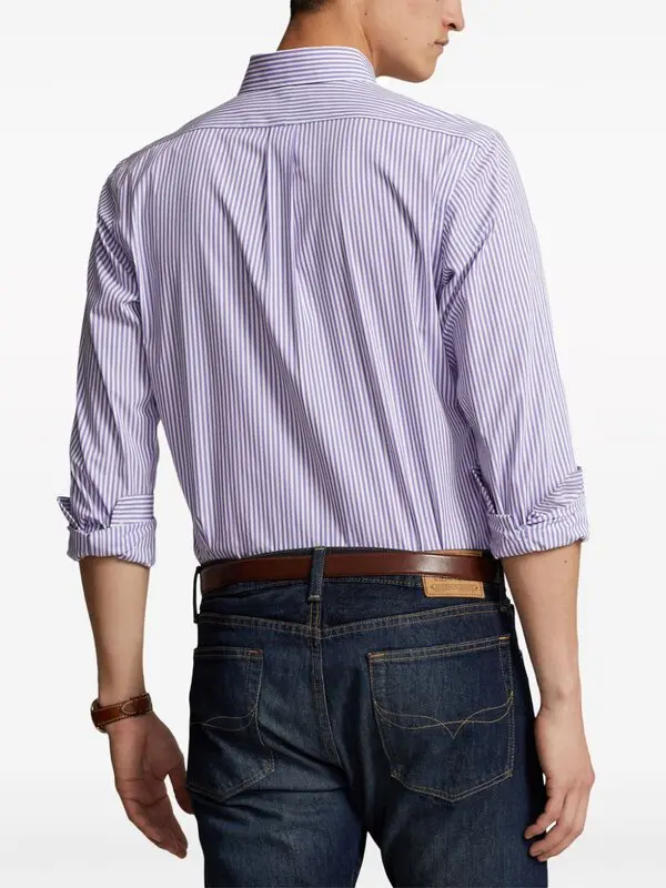Polo Ralph Lauren Polo Pony-embroidered Striped Shirt - White