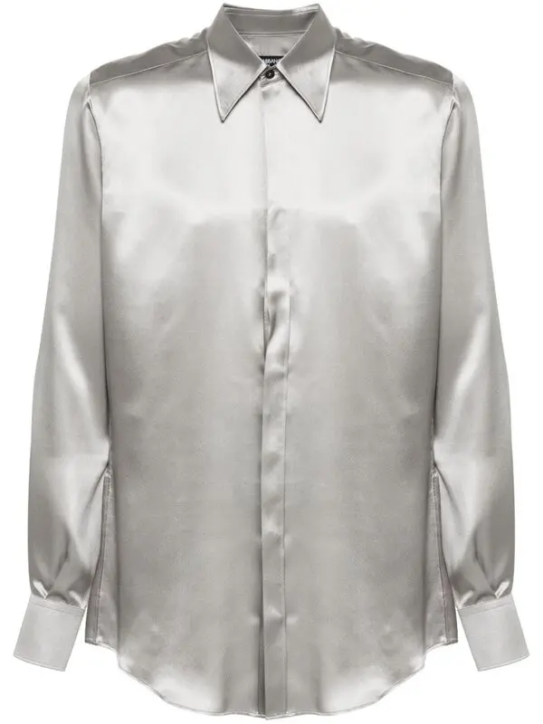 Dolce & Gabbana Satin-weave Silk Shirt