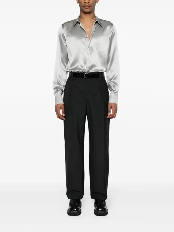 Dolce & Gabbana Satin-weave Silk Shirt